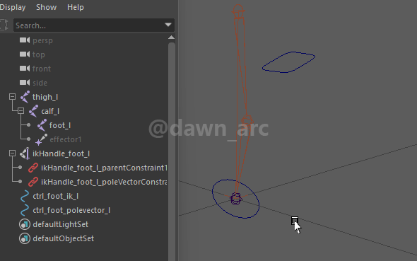 [Maya]Rigging 06 - Foundations of IK
